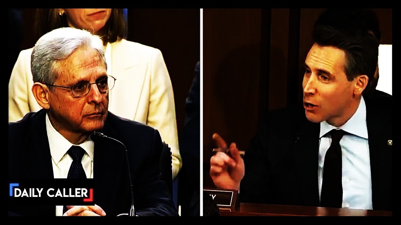 Senator Hawley Blasts Attorney General Garland - YouTube