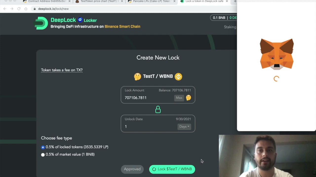How to Lock Liquidity for $1! On Deeplock.io - YouTube