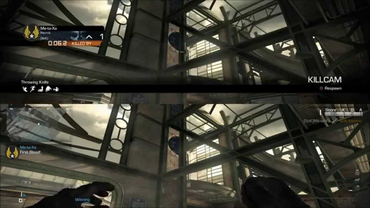 CoD Ghosts Strike Zone - Throwing Knife spots - YouTube