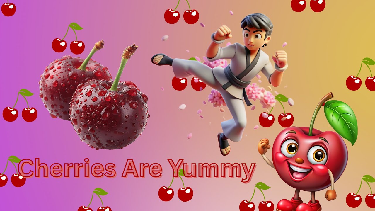 "Cherry Fun Time! 🍒 Let’s Learn & Play! - YouTube