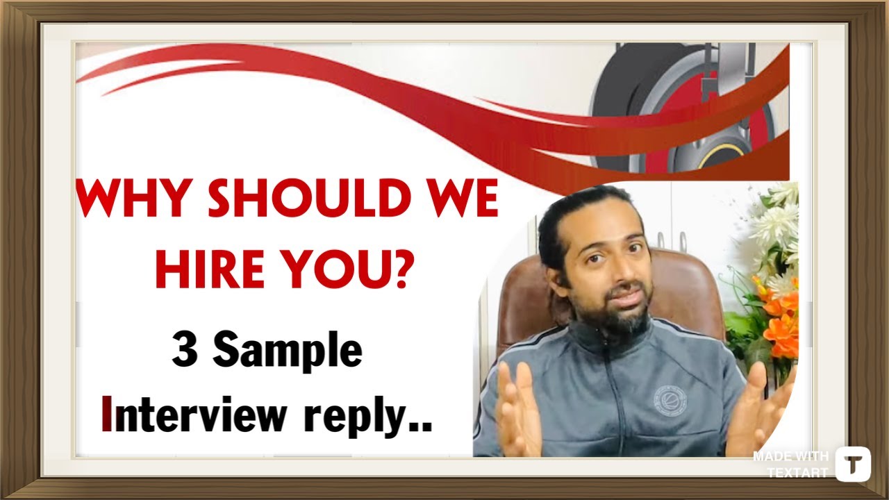 Why should we HIRE you? | The best answer | Real Interview demo from 3 companies | Rupam Sil ...