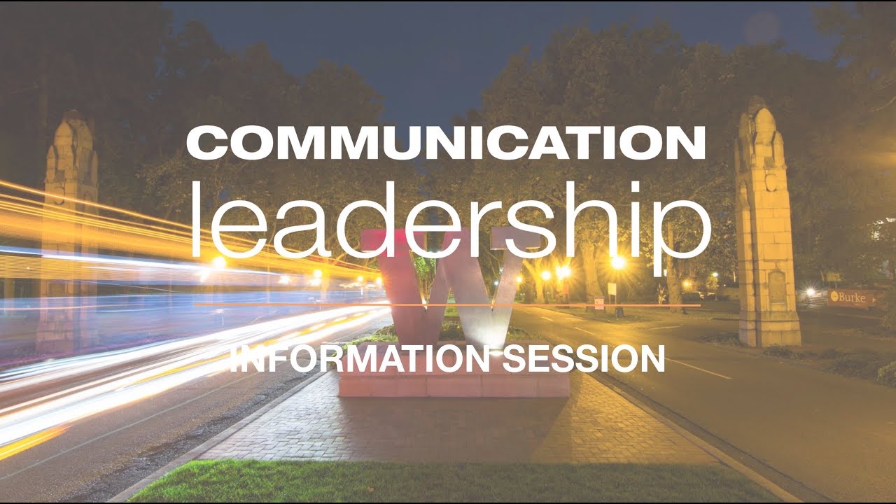 Comm Lead 2019 Info Session Livestream - YouTube
