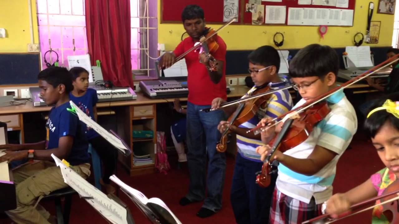 Dps music Academy Violin song.. All to Jesus.. - YouTube