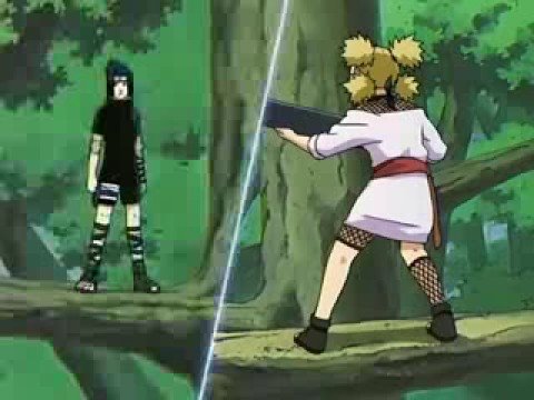 sasuke vs temari - YouTube