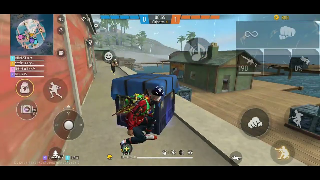 garena free fire gameplay - mfs action - YouTube