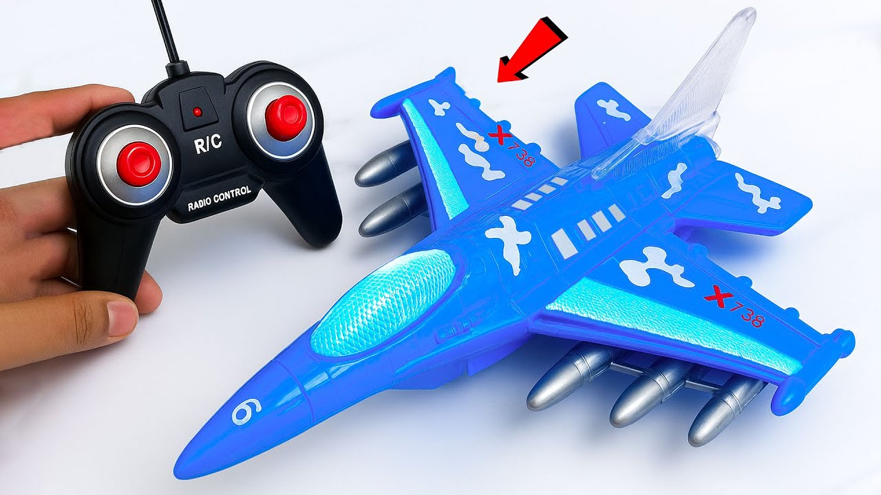 Unboxing Rc Pro F16 Fighter Aircraft Jet Testing | Gear Car Unboxing ...
