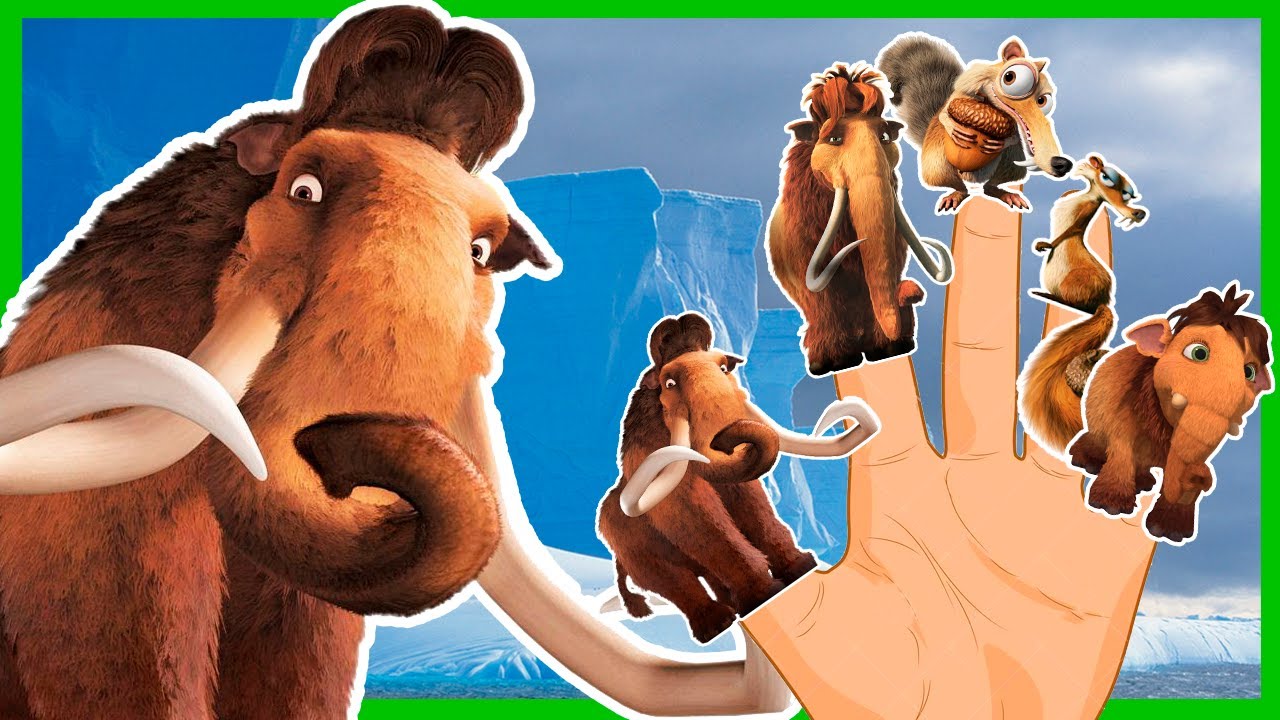Zachary Masha Ice Age Finger Family Song.Семья Пальчиков на русском ...