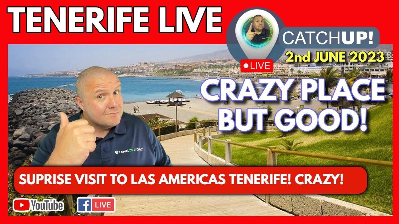 Las Americas Tenerife CRAZY & CALM! at the same time! - 🔴LIVE UPDATE ...