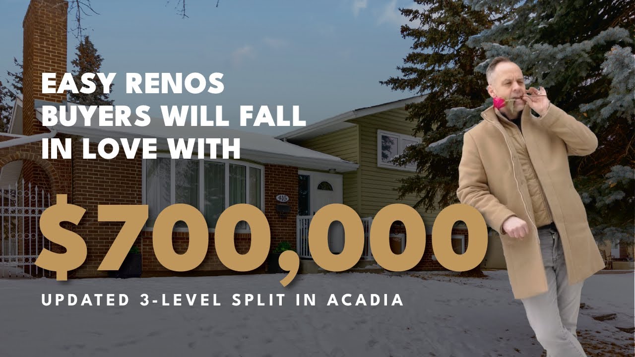 Tour This $700,000 Updated 3-Level-Split in Acadia. Calgary Real Estate ...