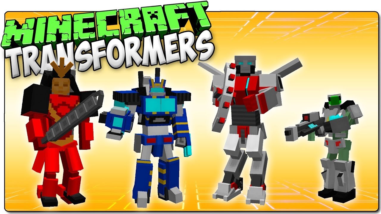 TRANSFORMERS MOD/ Minercaft Mod /Khi minecraft bị robot thống trị ...