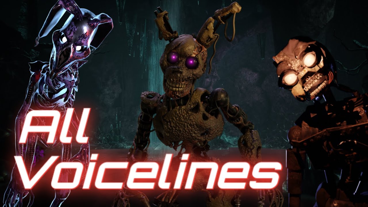 The Mimic (Burntrap/Entity/Grimic) All Voicelines Security Breach - YouTube