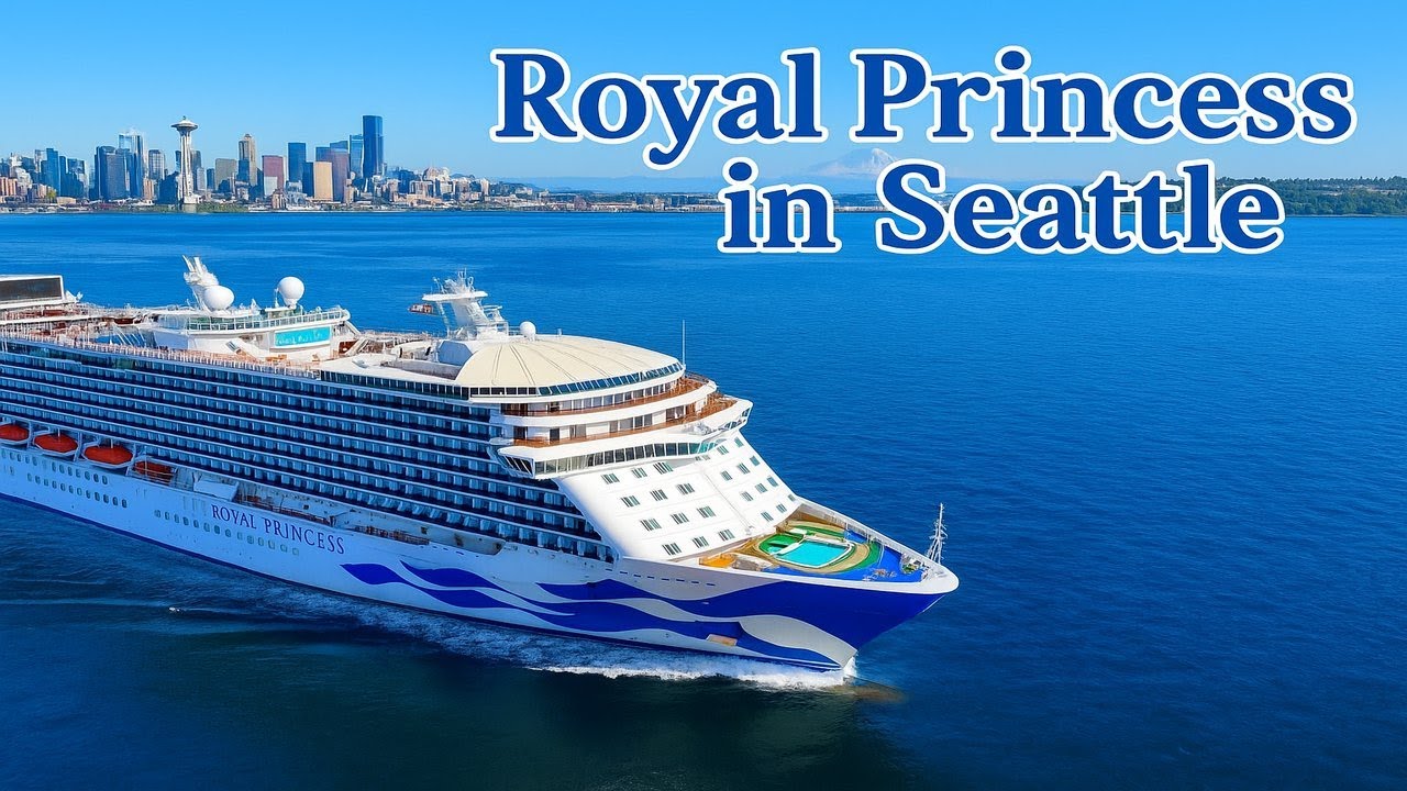 Royal Princess Departs Port of Seattle - 4K - YouTube