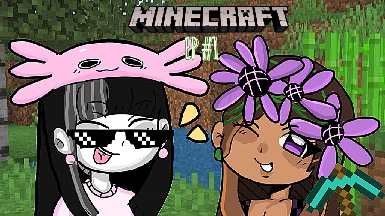 Stef and Laya playing Minecraft! First Post in 2 years. - YouTube