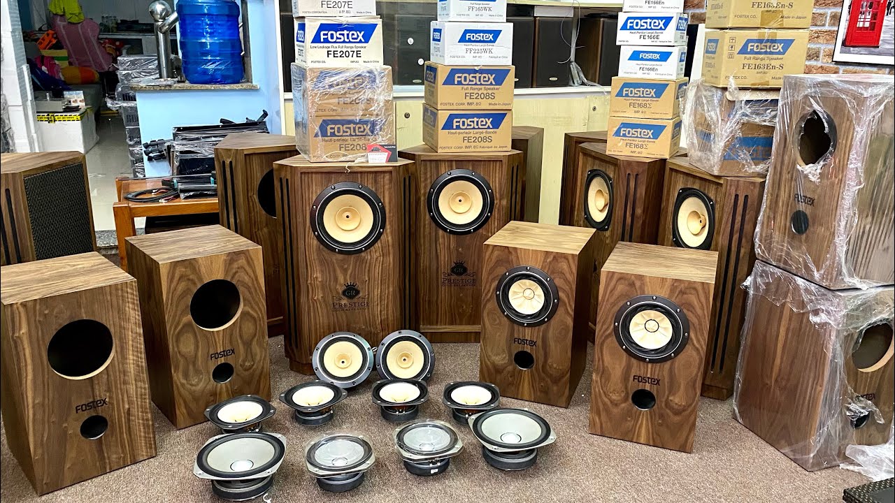 236-Fostex bass 16cm,20cm FE166, FE168, FE207,FE 208,FE 203… cập bến ...