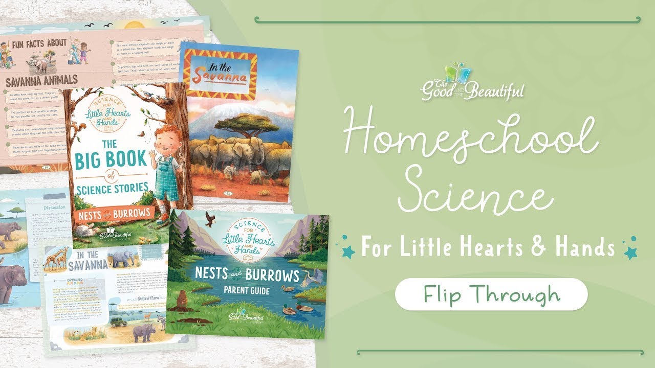 PreK-2nd Grade Homeschool Science: Nests and Burrows Flip Through | The ...
