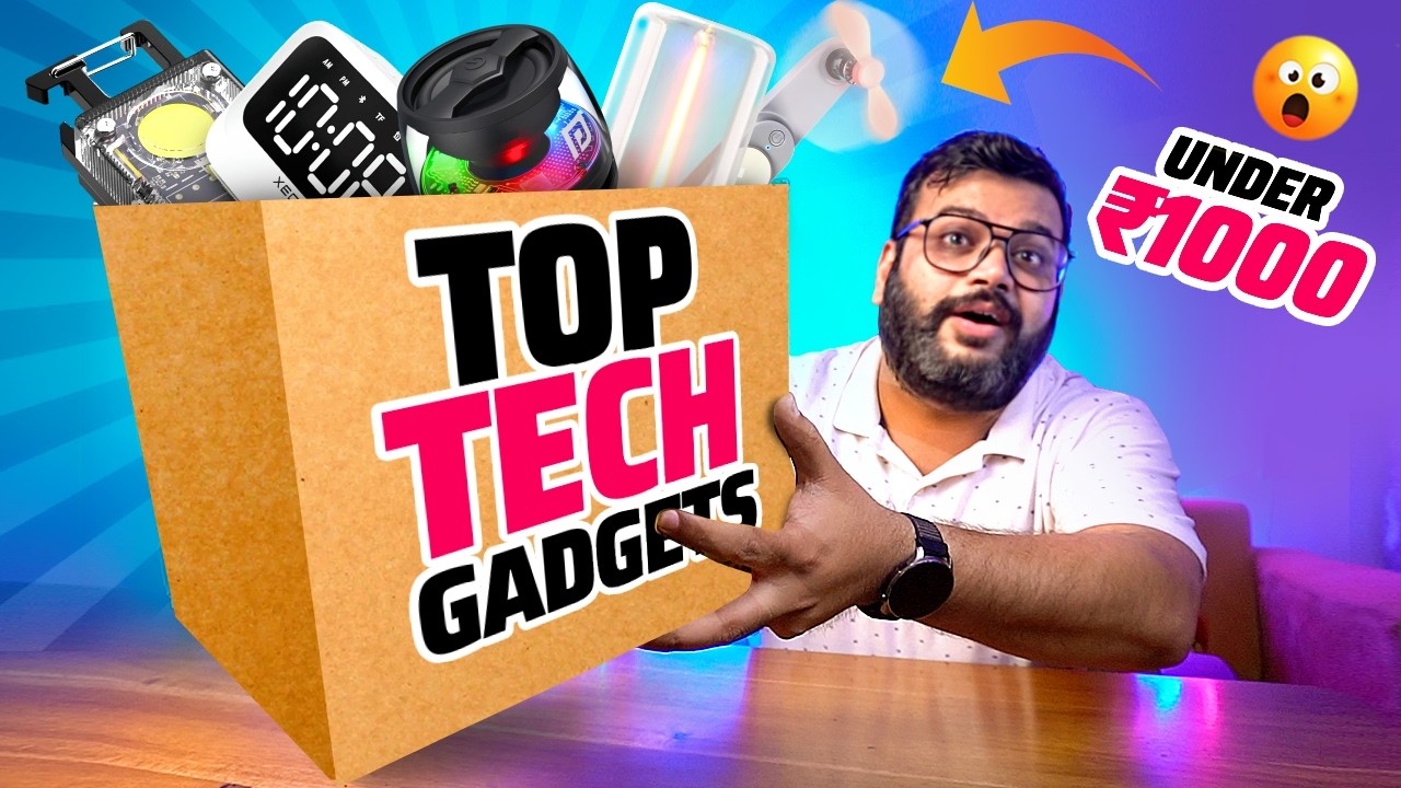 I BOUGHT 5 Unique TECH GADGETS From Amazon - Gadgets Under ₹1000 - EP ...