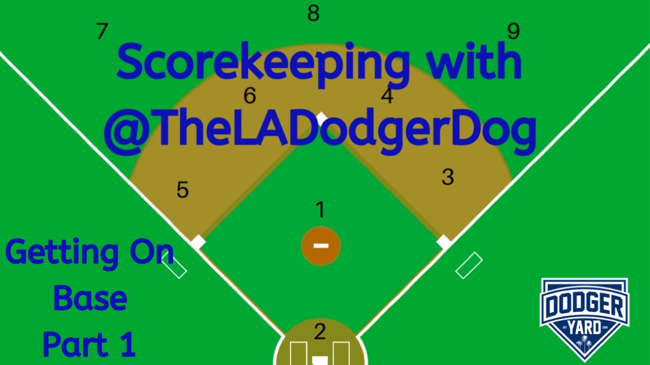 Scorekeeping: Getting On Base - Part 1 - YouTube