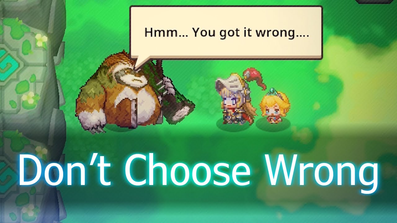 Don T Choose Wrong Answers Here Guardian Tales Youtube