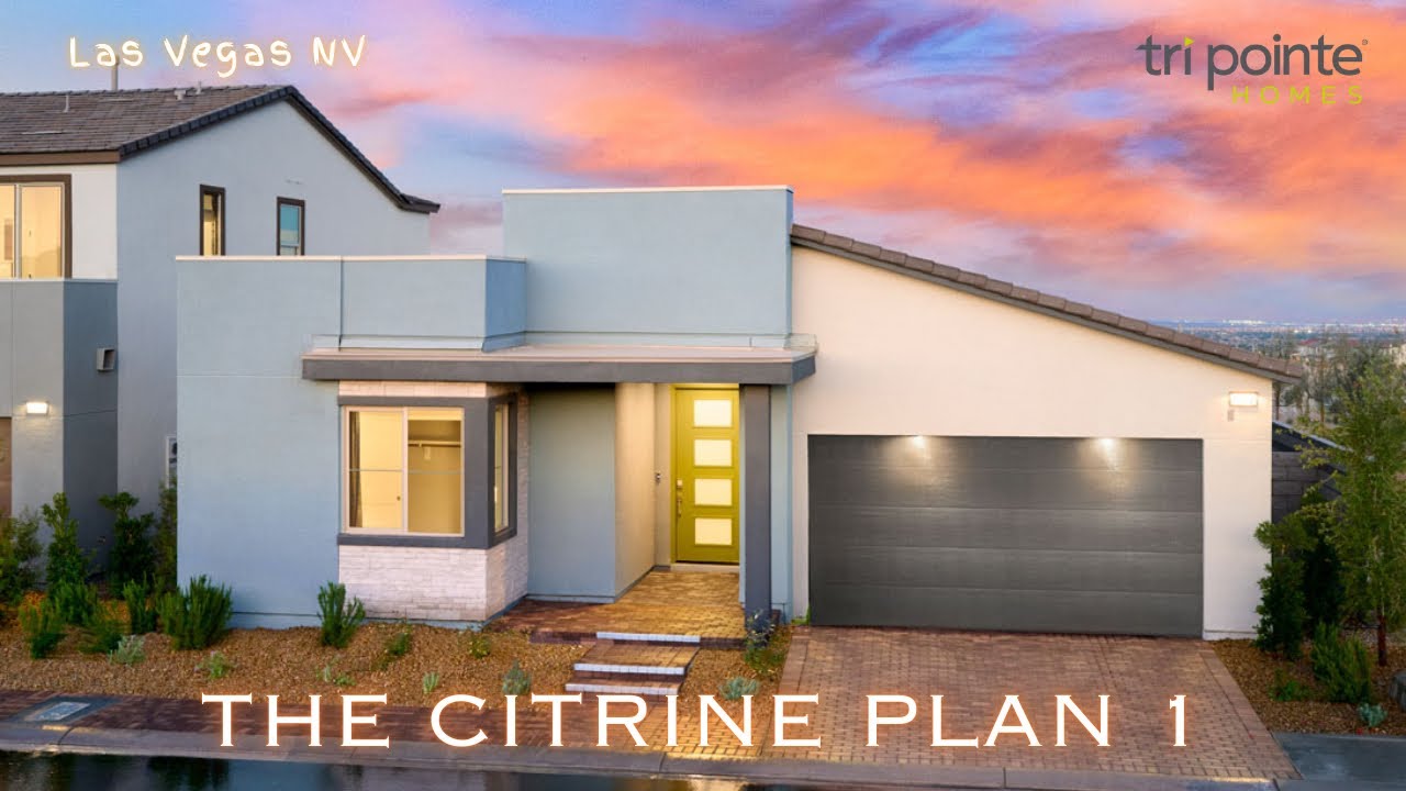 THE CITRINE PLAN 1 | LAS VEGAS NV #tripointehomes - YouTube