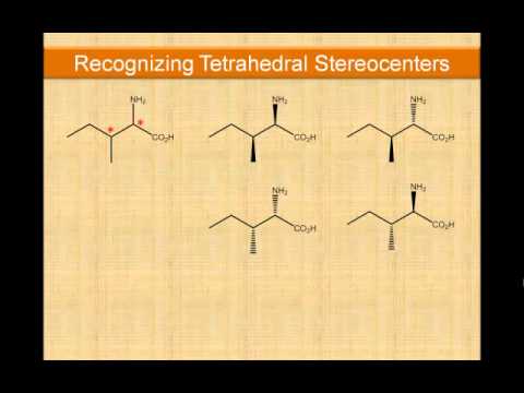 Recognizing tetrahedral stereocenters - YouTube