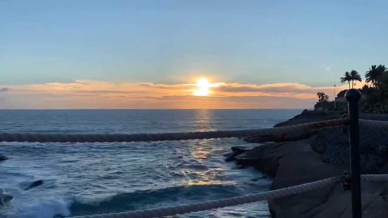 Costa Adeje Timelapse Sunset - YouTube