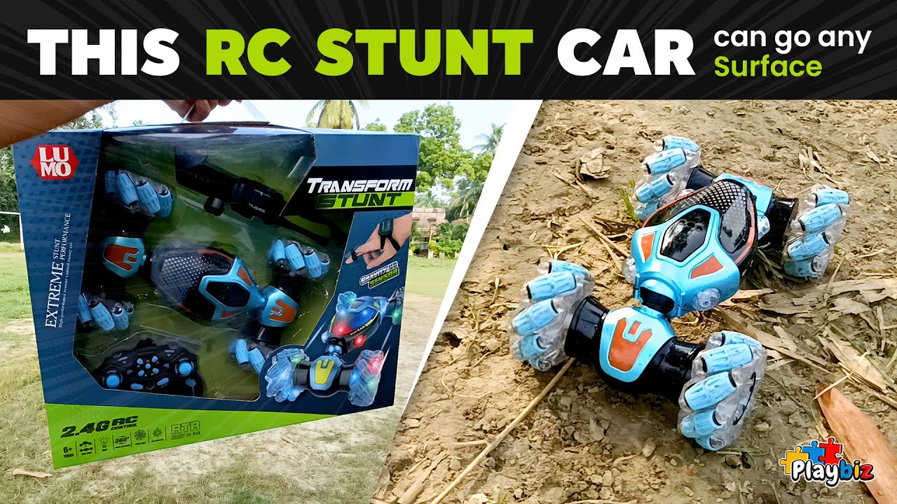 Gesture Control RC Stunt Car 2.4G | Watch & Remote | Unboxing ...