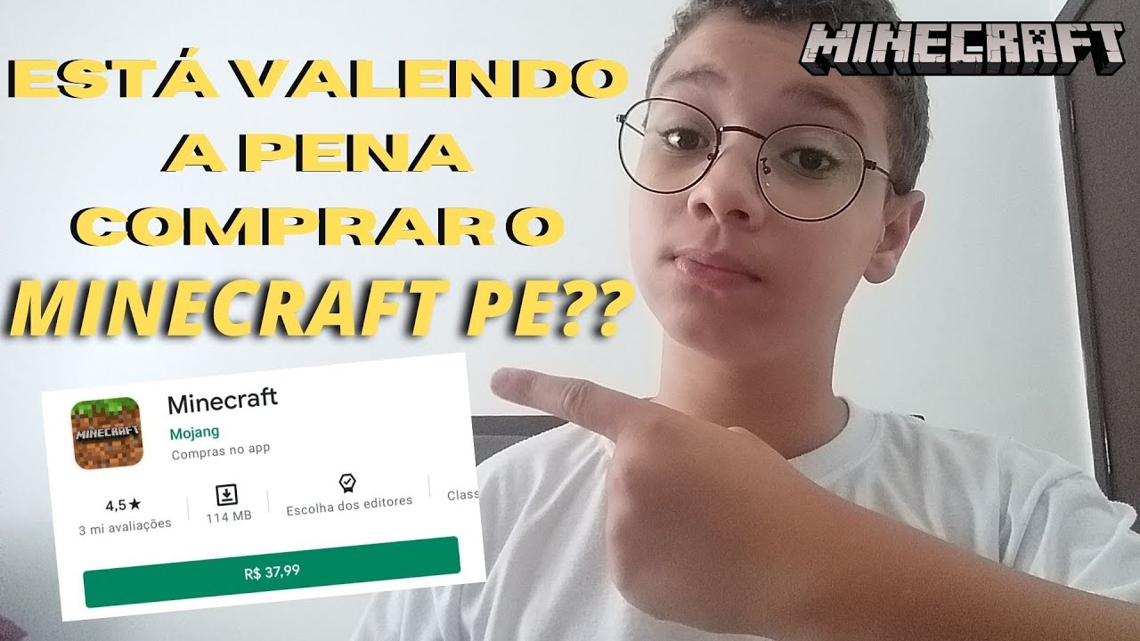 ESTÁ VALENDO A PENA COMPRAR O MINECRAFT PE ORIGINAL EM 2021?!? - YouTube