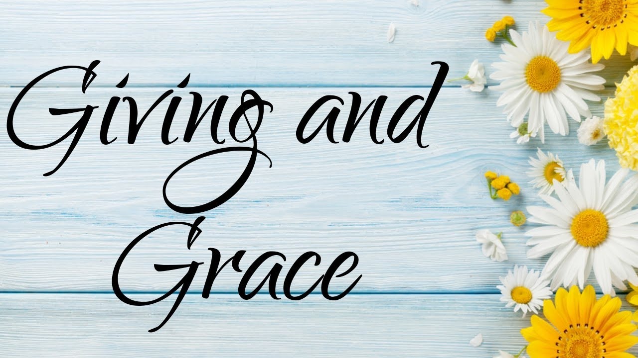 2022-09-11 - "Giving and Grace" - Pastor John Fraser - YouTube
