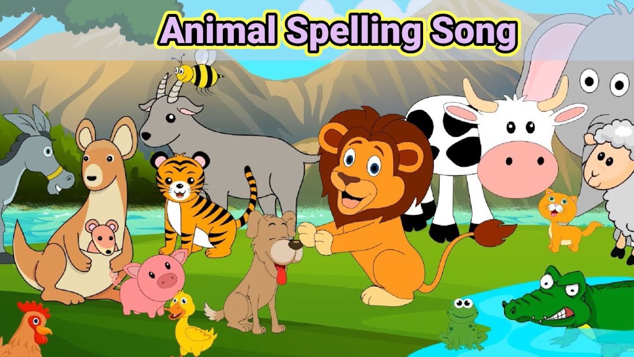 Spell It with the Animals: Fun Spelling Song for Kids - YouTube