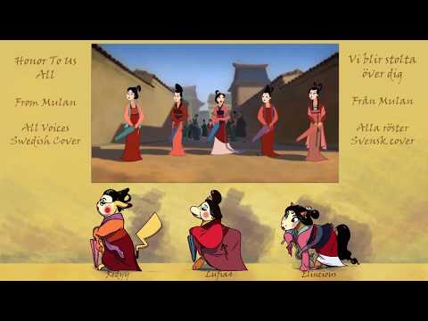 [All Voices Swedish Cover] Honor To Us All (Vi blir stolta över dig) - Mulan