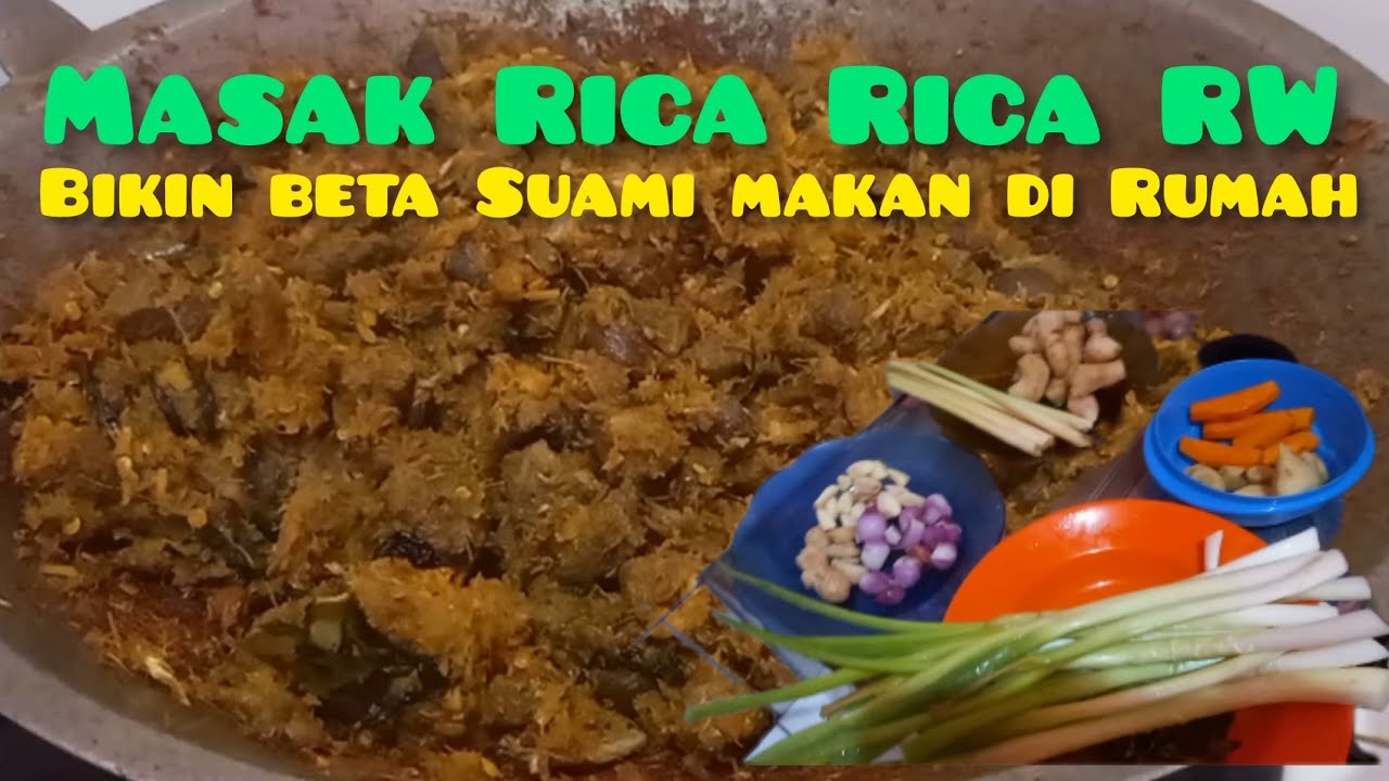 MASAK RICA RICA RW,BUMBU ALAH KADARNYA,RASANYA SELANGIT. - YouTube