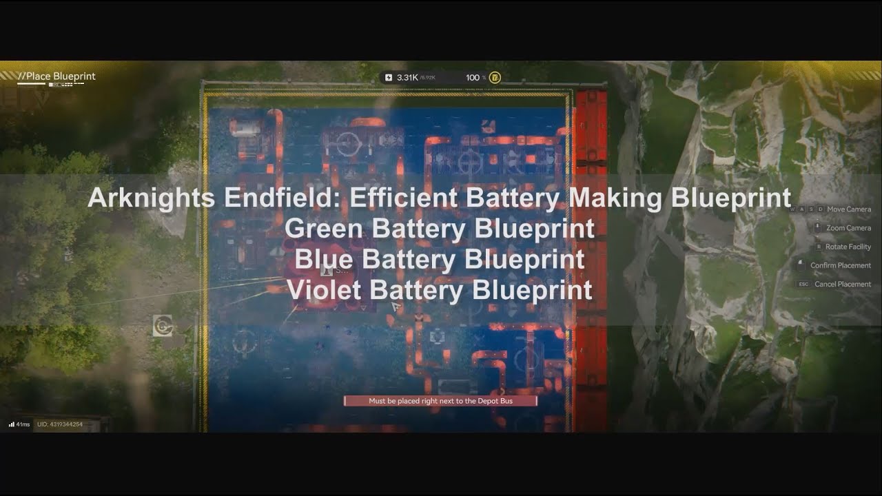 Arknights: Endfield - Building Efficient Battery Blueprint - YouTube