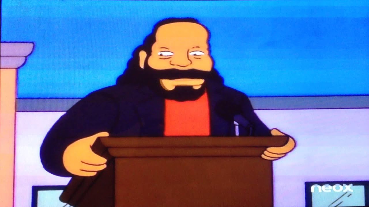 Los simpsons| Barry White y el día del apaleamiento - YouTube