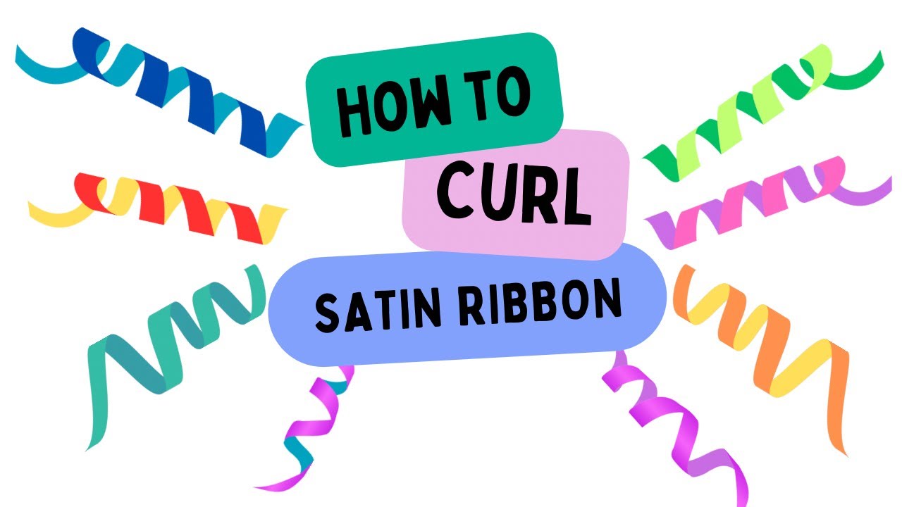 Master the Art of Curling Satin Ribbon: A DIY Essential - YouTube