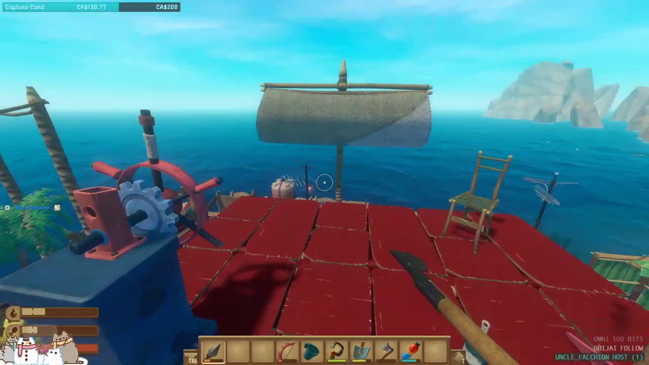 Multiplayer RAFT [PC] Co-Op Minecraft on Water w/ Friends! (or is it ...