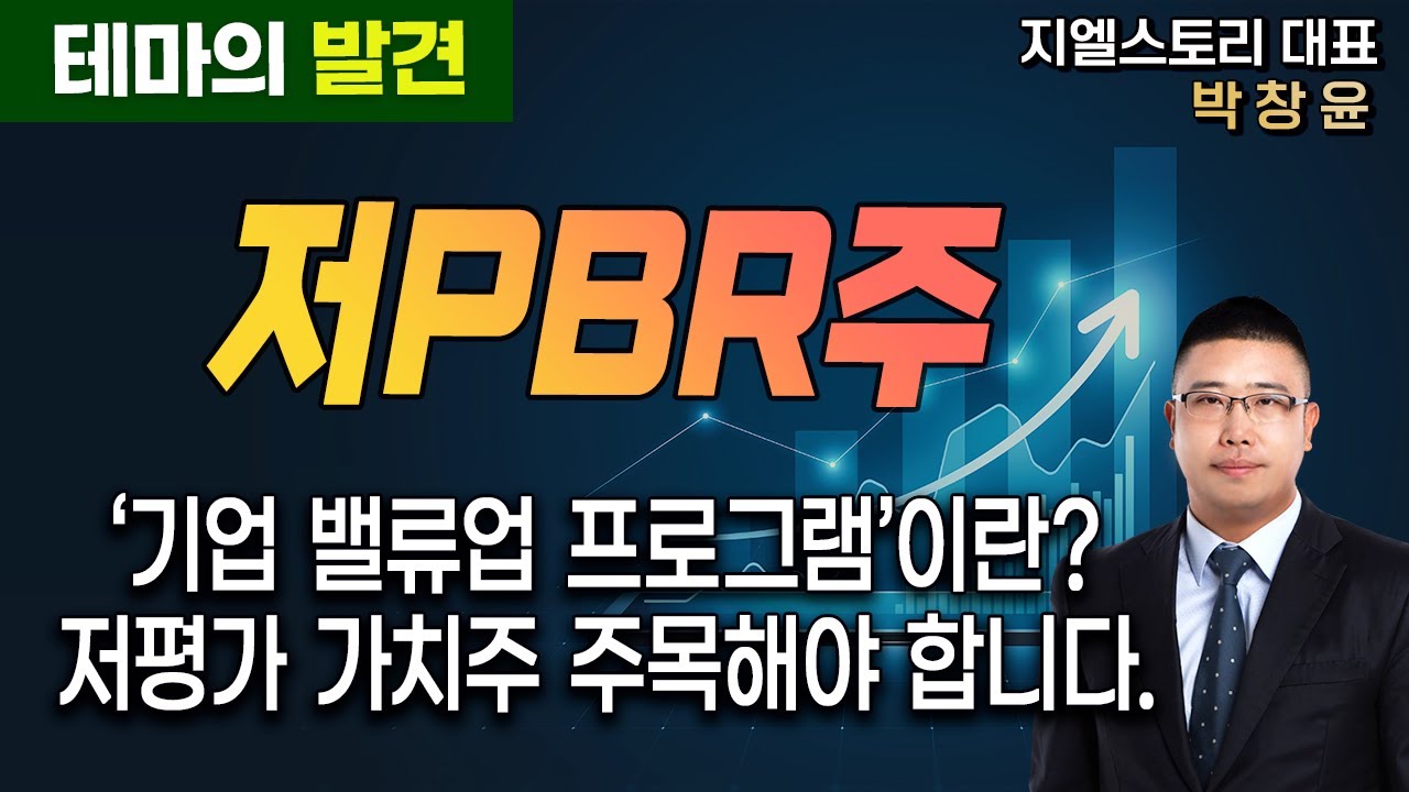 테마의 발견 저pbr주 갑작스러운 강세 금융당국 기업 밸류업 프로그램 가동 태광산업 급등 박창윤 대표 주식