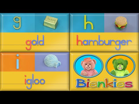 Bienkies Alphabet | g is for gold - ghi - YouTube