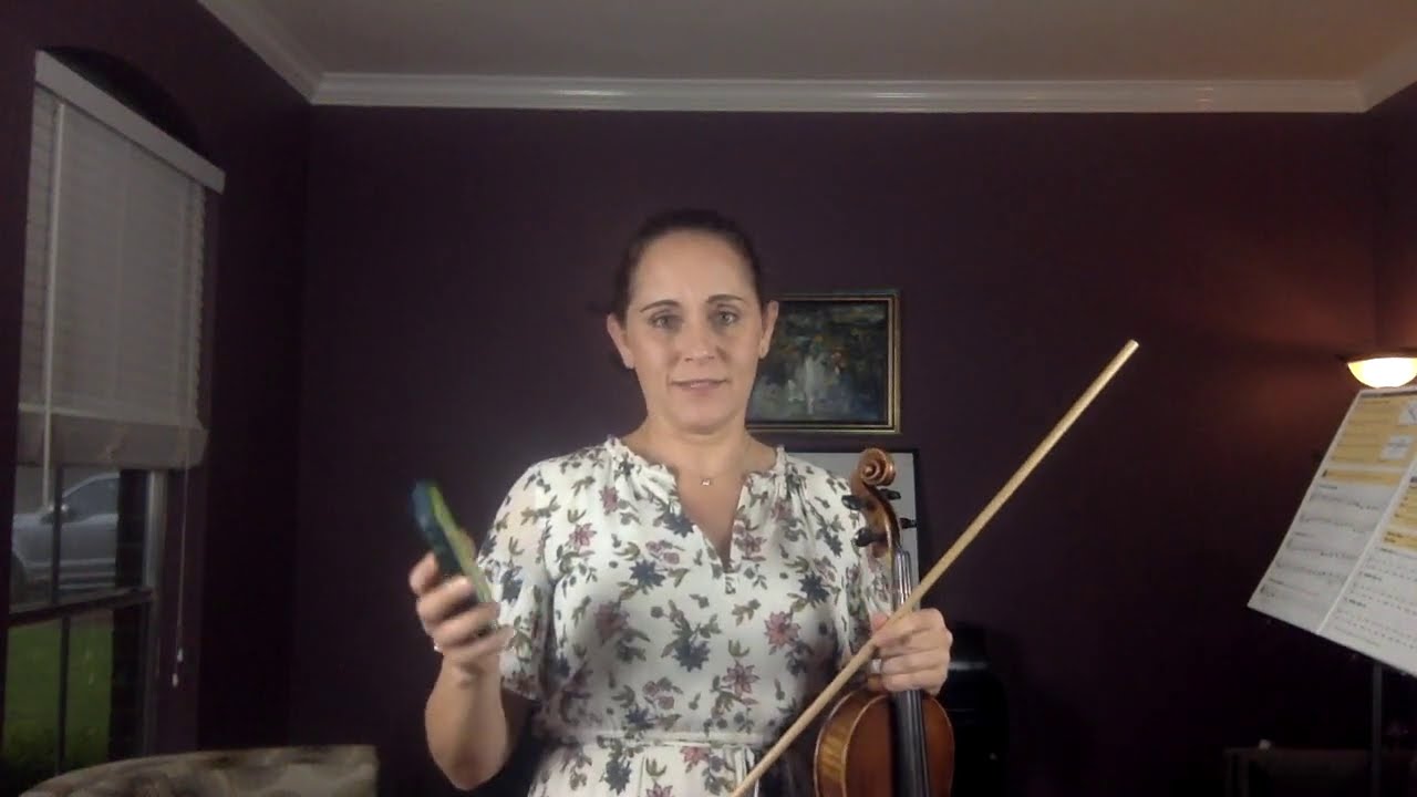 Beginning Orchestra Class video #31 violin and viola - YouTube