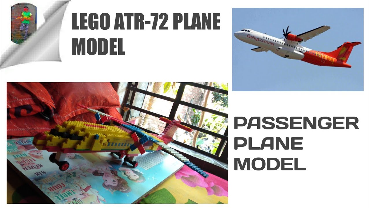 LEGO ATR-72 PLANE MODEL - YouTube