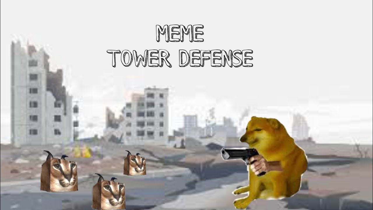 PLAYING MEME TOWER DEFENSE (MADE BY CKEV) - Roblox - YouTube