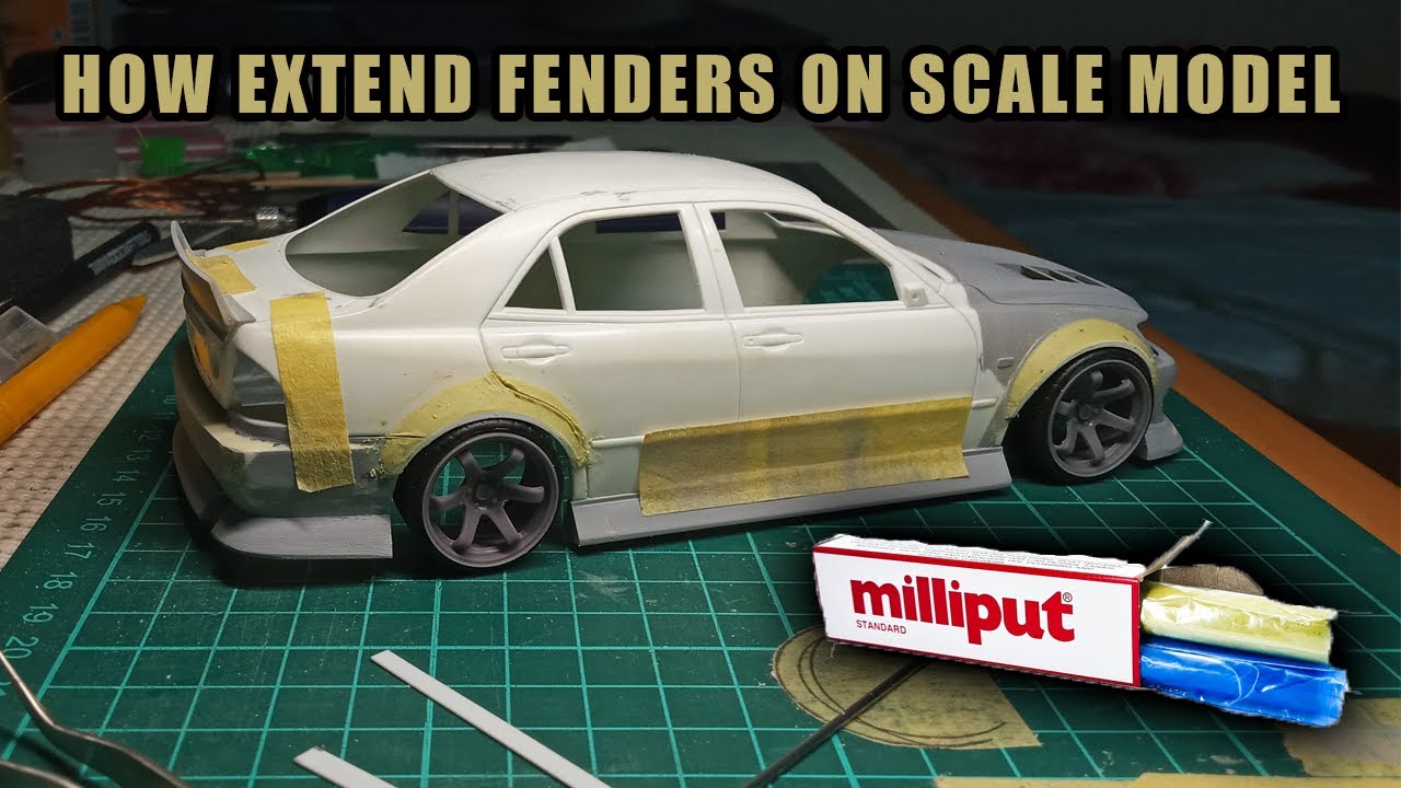 Working with Milliput. Altezza BN Sports - YouTube