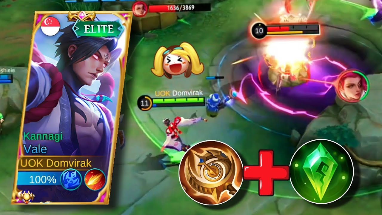 VALE BEST BUILD FOR ONE HIT ENEMIES DIE 💥VALE TOP GLOBAL MLBB - YouTube