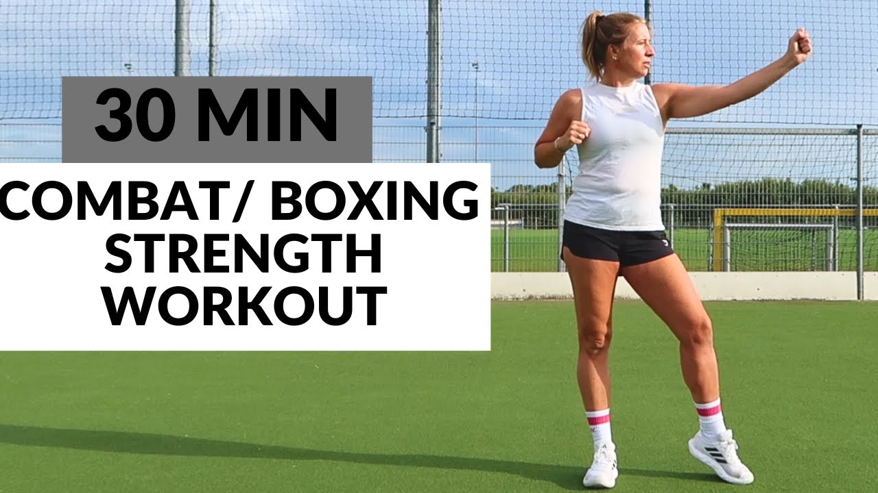 30-MIN BOXING COMBAT STRENGTH WORKOUT - Fat Burning High-Energy Cardio & Strength 🥊 - YouTube