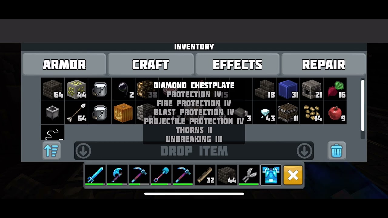 Another max chest plate for 10 subs - YouTube