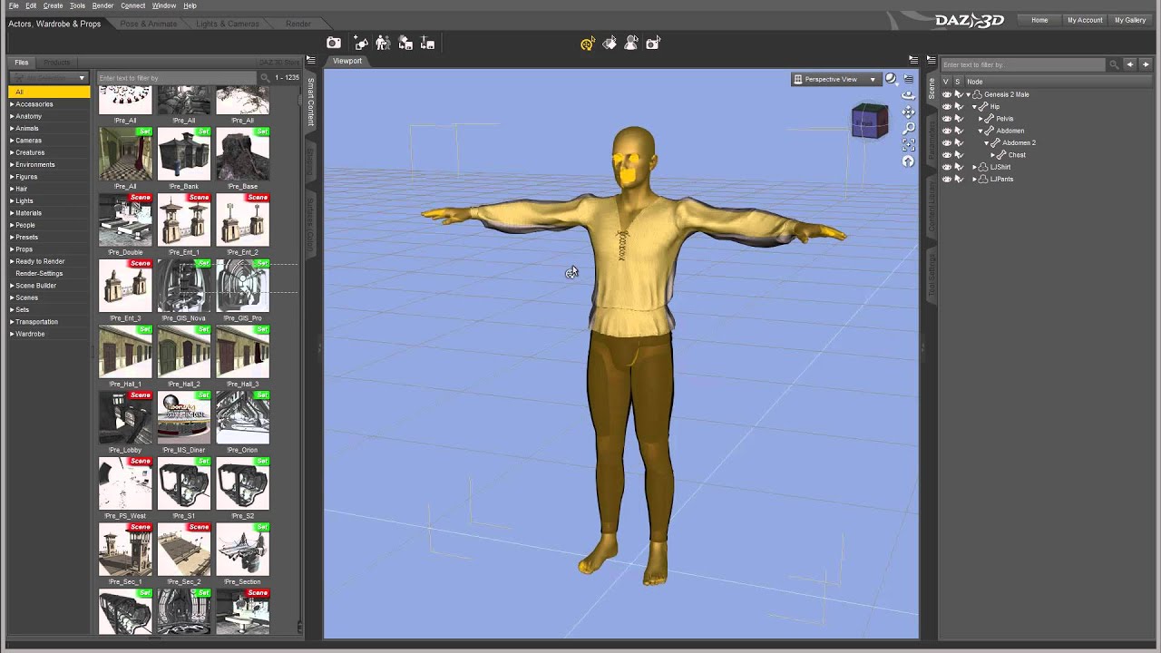 Daz Studio tutorials, content browser pane, part 13 of 16 - YouTube