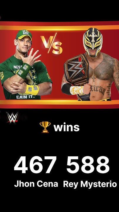 Jhon Cena vs Rey Mysterio #wwe - YouTube
