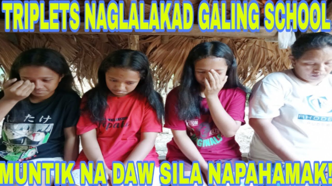 TRIPLETS NA MAGKAKAPATID MATIYAGANG NAGBUBUKID KUMITA LANG NG PERA PARA ...