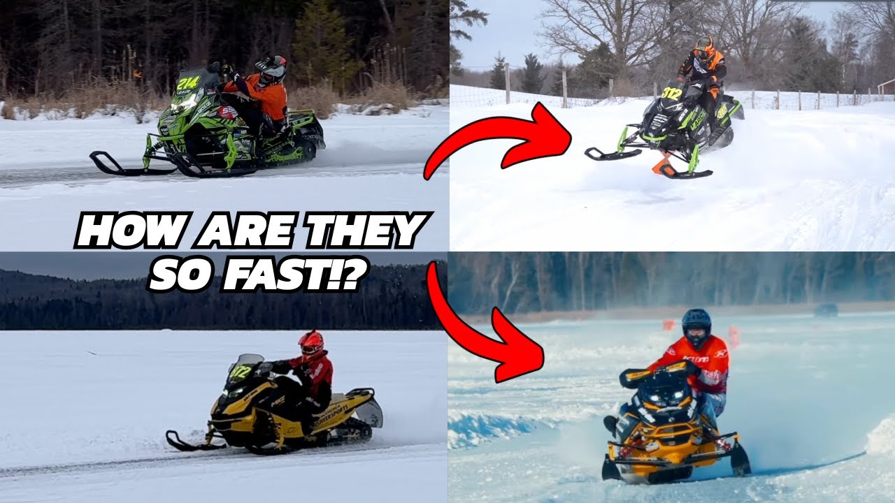 Snowmobile racing technique, line choice and setup: Footage Review w ...