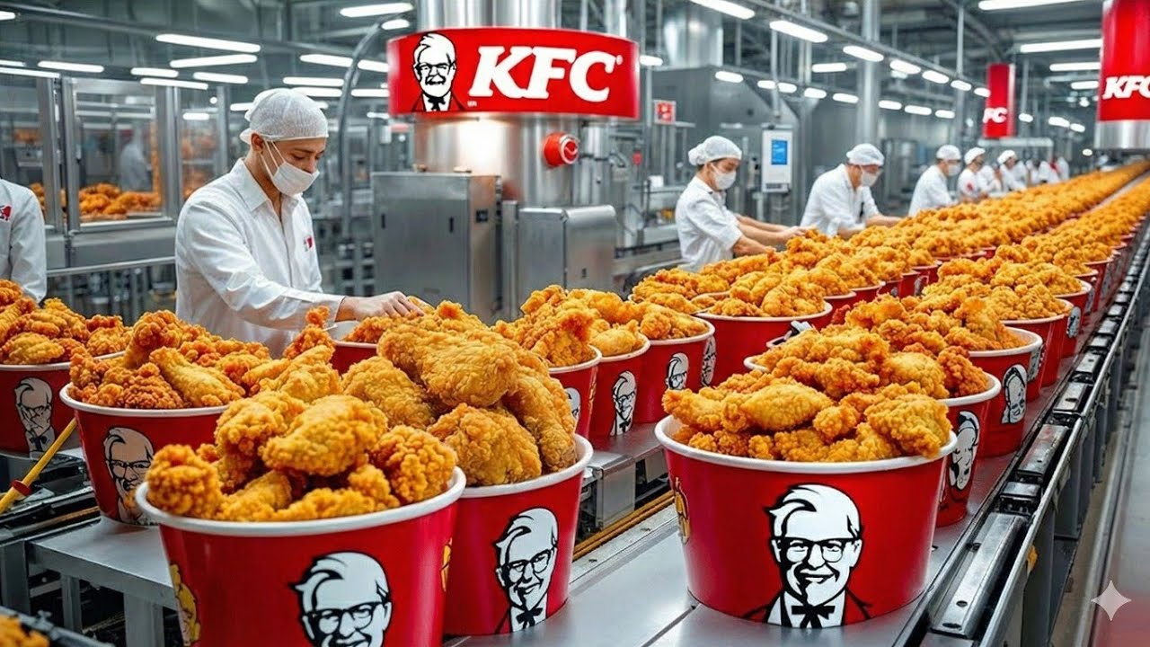 Inside the KFC Factory: How Millions of Fried Chicken Pieces Are Made ...