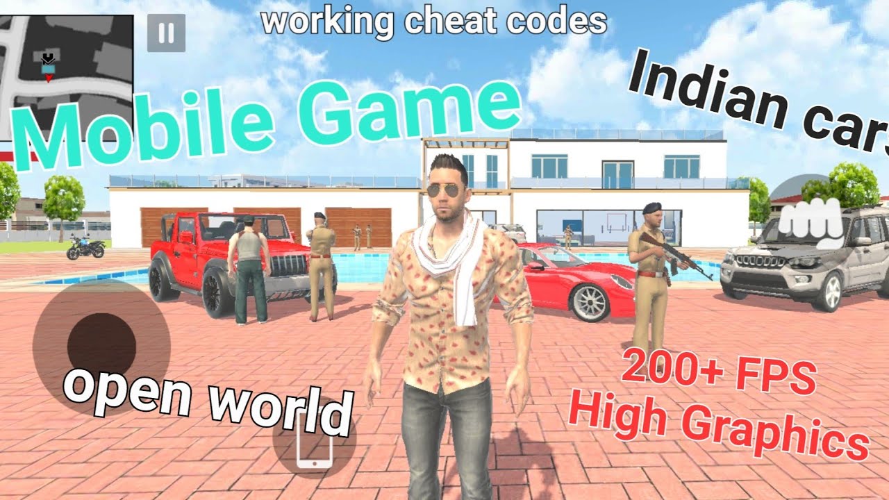 I Found Best Open World Mobile Game....( high graphics )... || Indian cars ||, working cheats ...